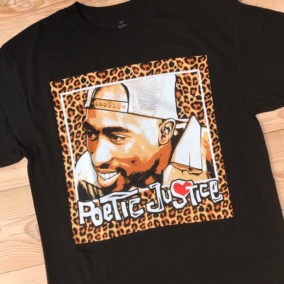 Shirts | Poetic Justice 2 Pac Mens Black Cotton Tshirt | Poshmark